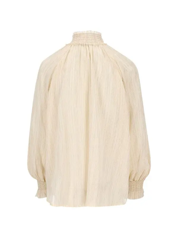 Zimmermann Aster Cotton And Silk Blouse - Multicolor