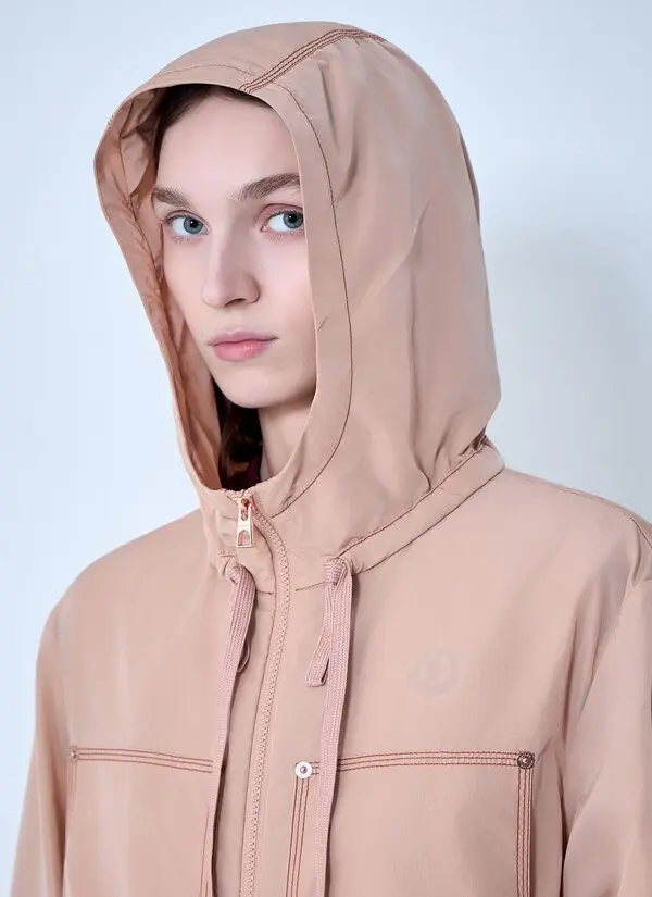 Moncler Hooded Zip Jacket - Pink