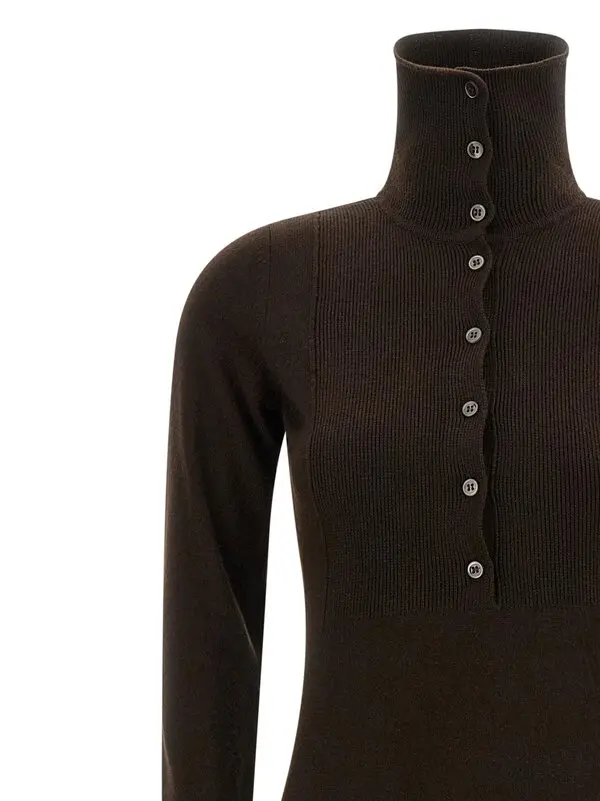TOM FORD Cashmere High Neck Long Dress