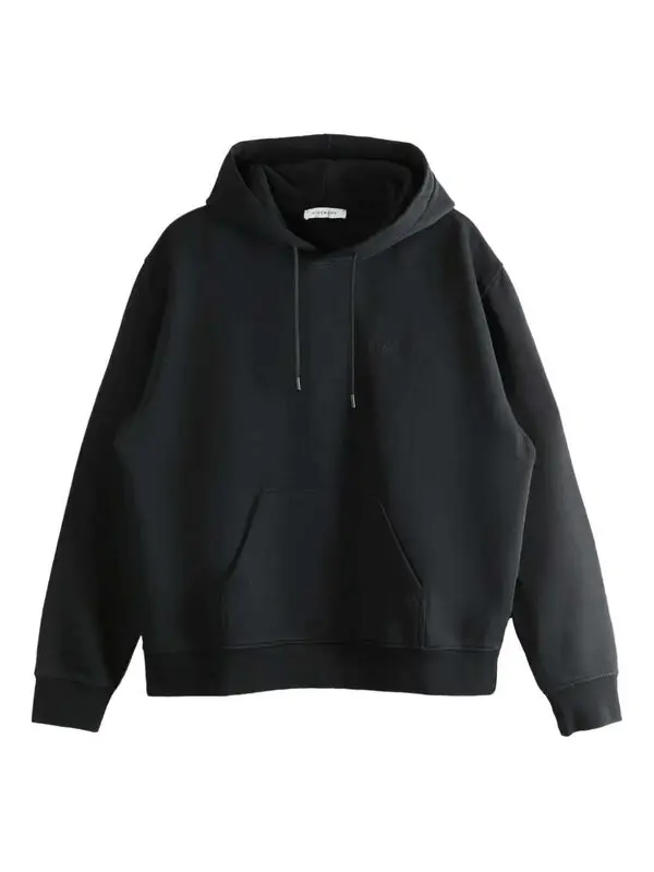 Givenchy Felpa Con Cappuccio In Cotone Con Grafica Sul Retro - Black