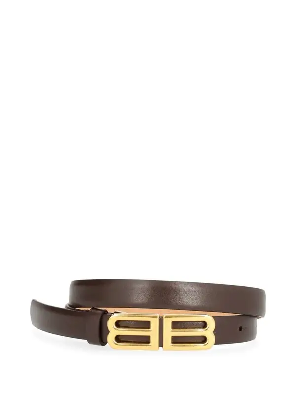 Balenciaga Bolero Bb Belt - Brown