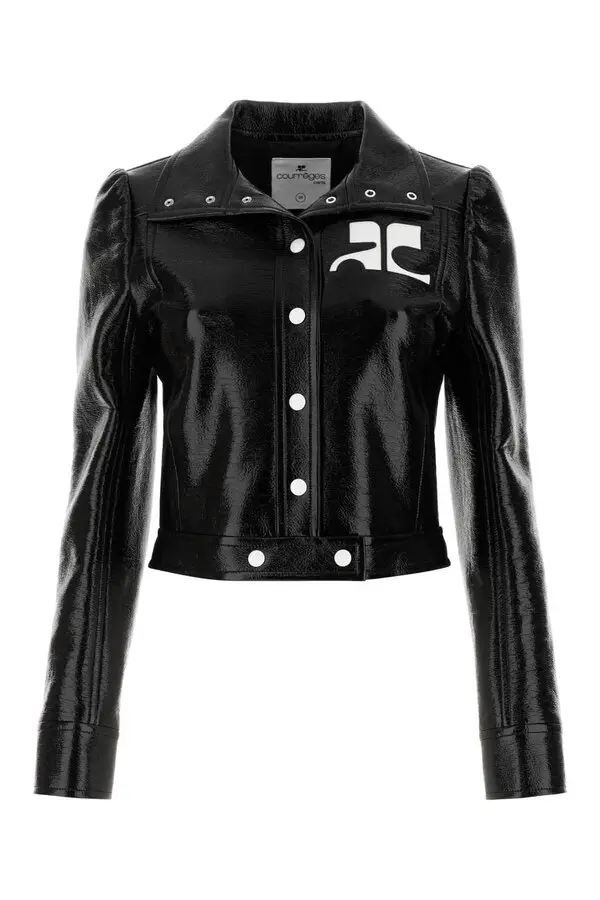 COURREGES Vinyl Blazer - Black
