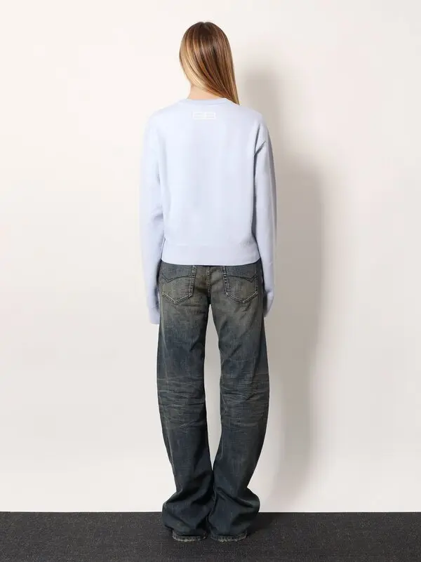 Balenciaga Wool And Cotton Blend Sweater