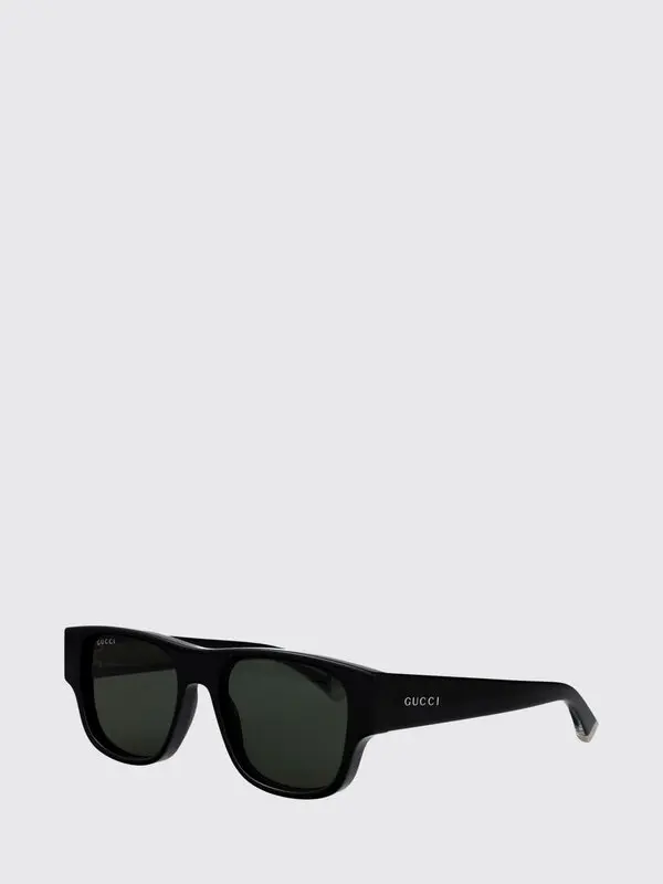Gucci Square-frame Sunglasses In Recycled Acetate With Contrast Logo