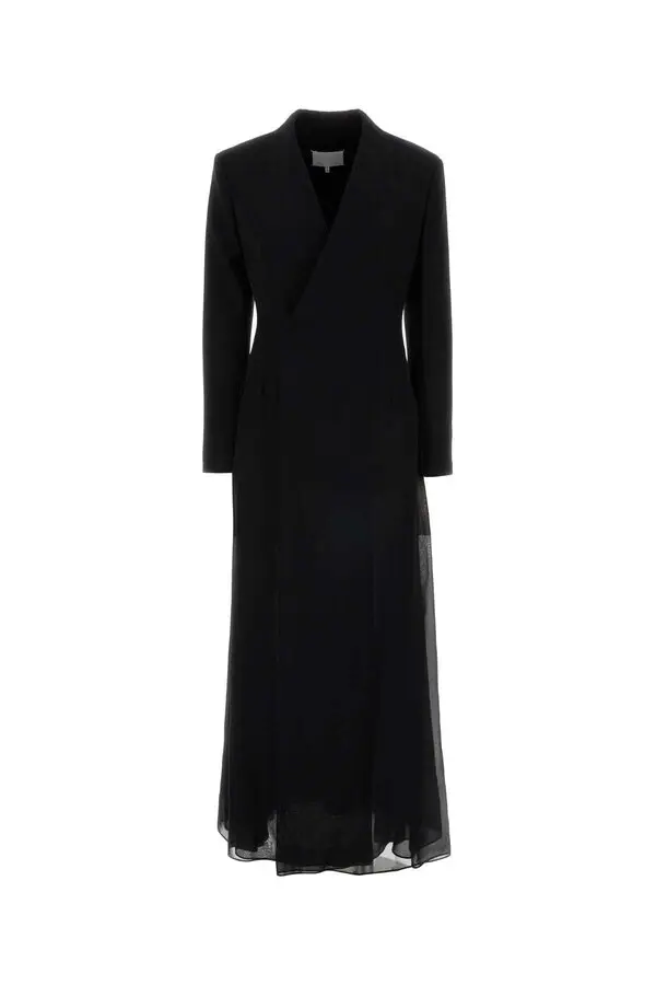 MAISON MARGIELA Crepe And Twill Blazer Dress - Black