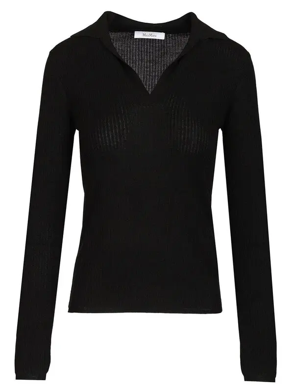 Max Mara Knitted Top - Black
