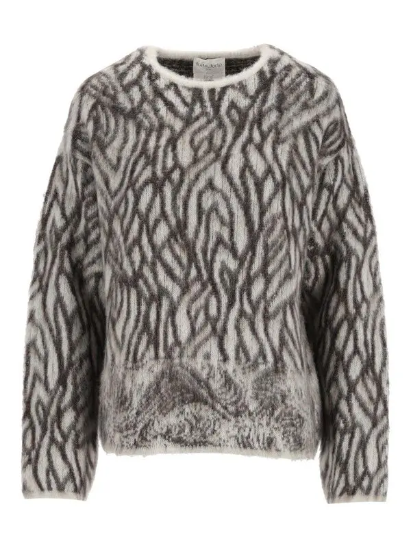 FORTE_FORTE Heron Plumes T-shirt - Gray