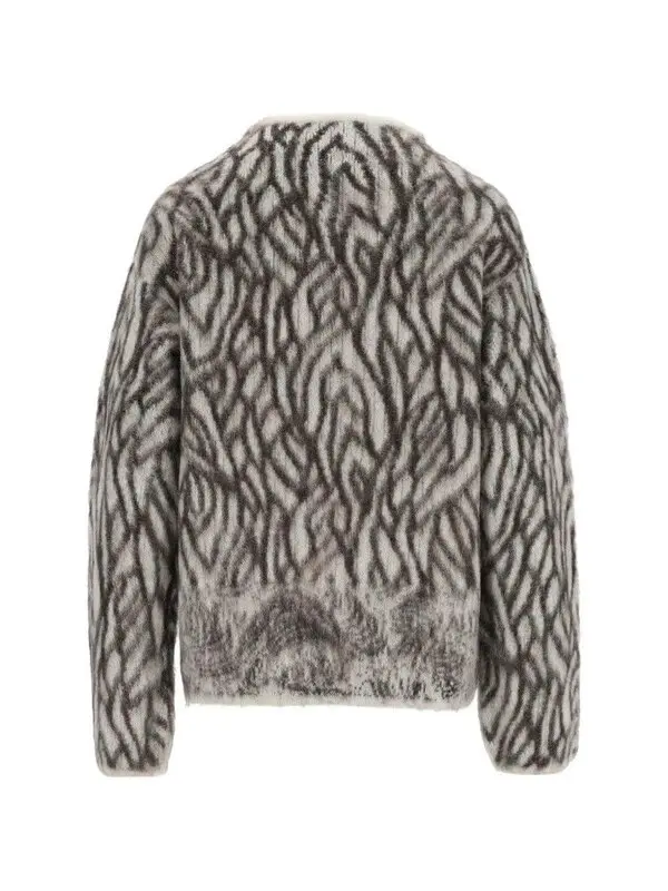 FORTE_FORTE Heron Plumes Alpaca & Mohair Blend Sweater - Gray