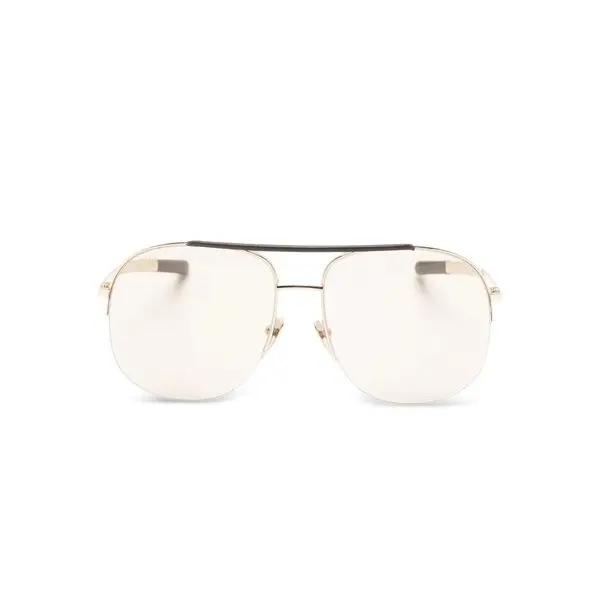 Gucci Pilot Sunglasses - Gold