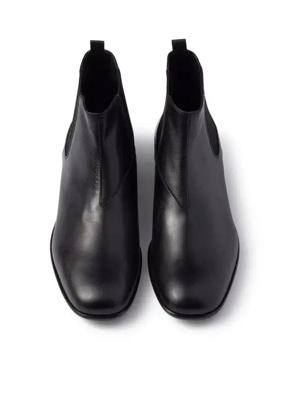 Prada Leather Ankle Boots