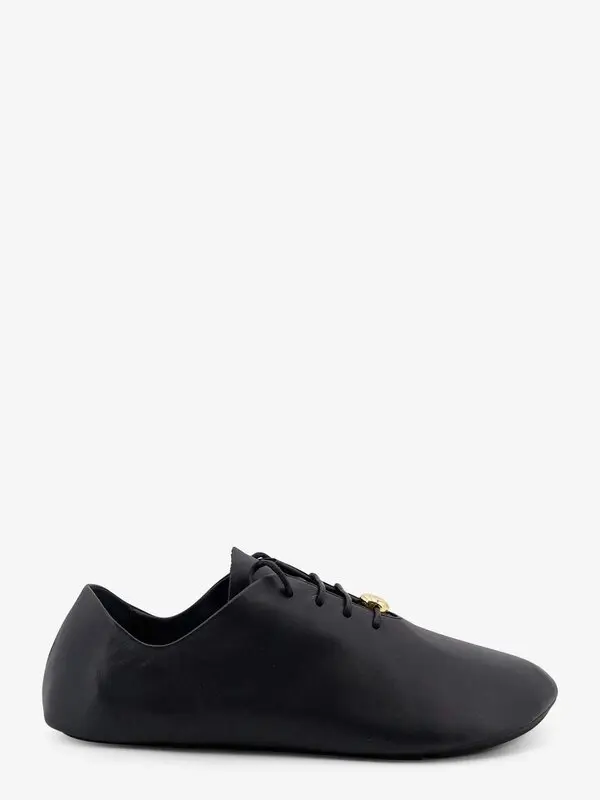 Loewe Pebble Soft Leather Sneakers - Black