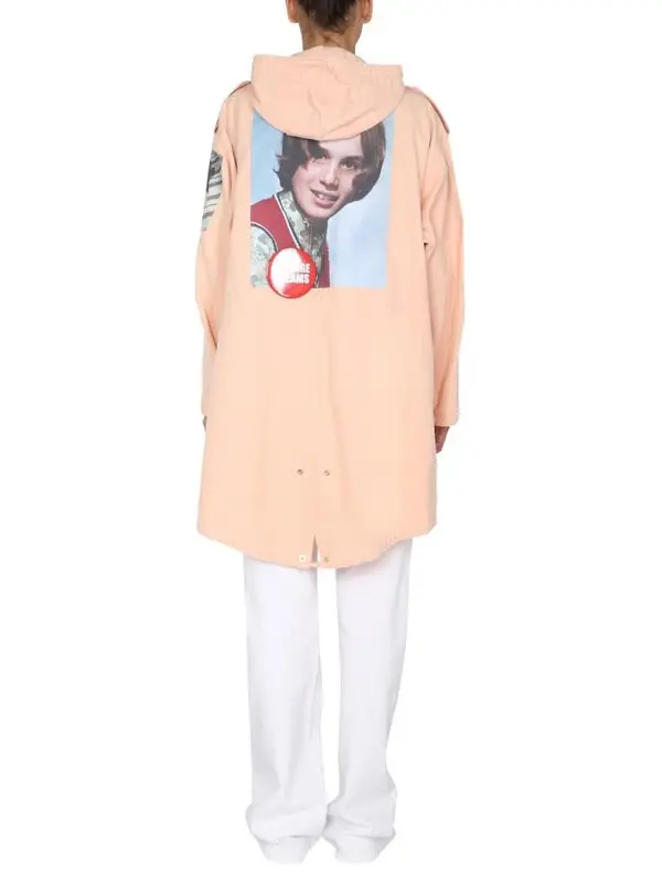 Raf Simons Parka With Logo Patch