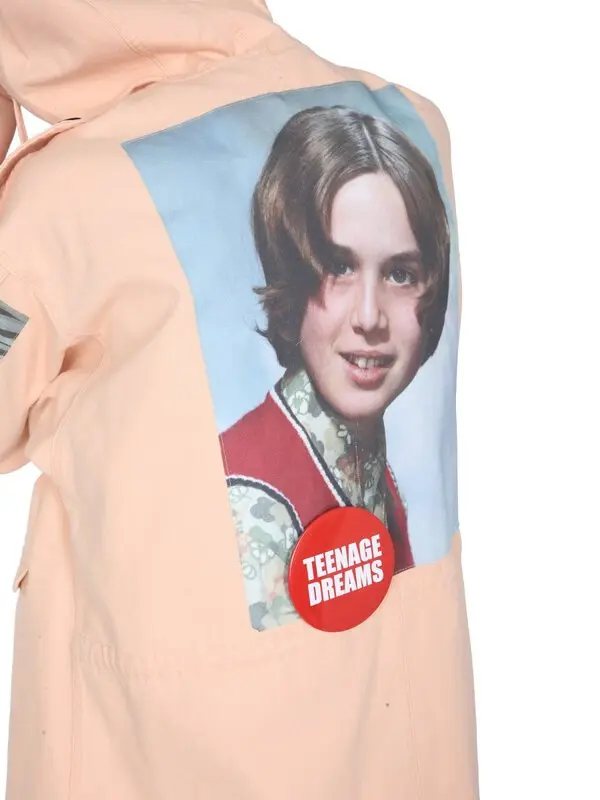 Raf Simons Parka With Logo Patch