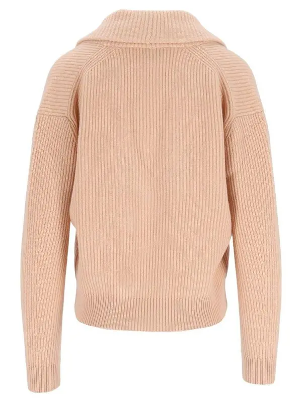 FORTE_FORTE English Rib Cardigan - White