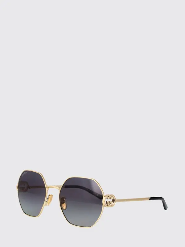 Gucci Metal Sunglasses - Gray