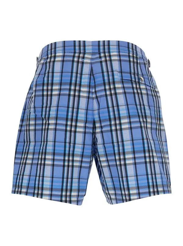 Burberry Plaid Tech Fabric Swim Shorts - Multicolor