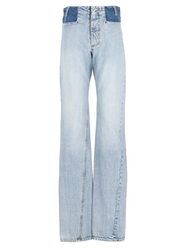 MAISON MARGIELA Two-tone Trousers - Blue