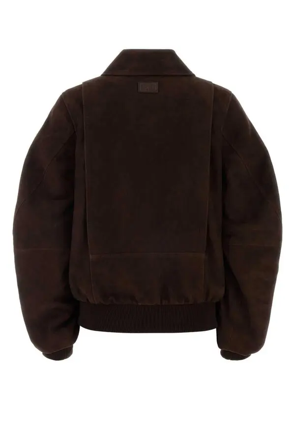 Loewe Suede Jacket - Brown
