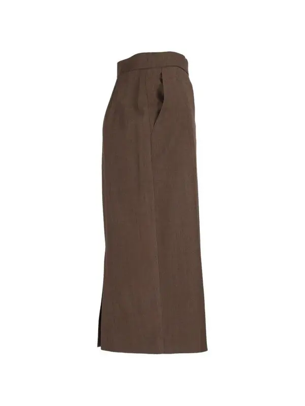 Max Mara Wool Gabardine Pencil Skirt
