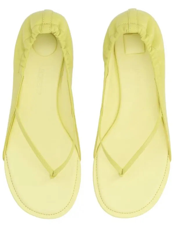 Jacquemus Lamb Leather Heeled Sandal - Green