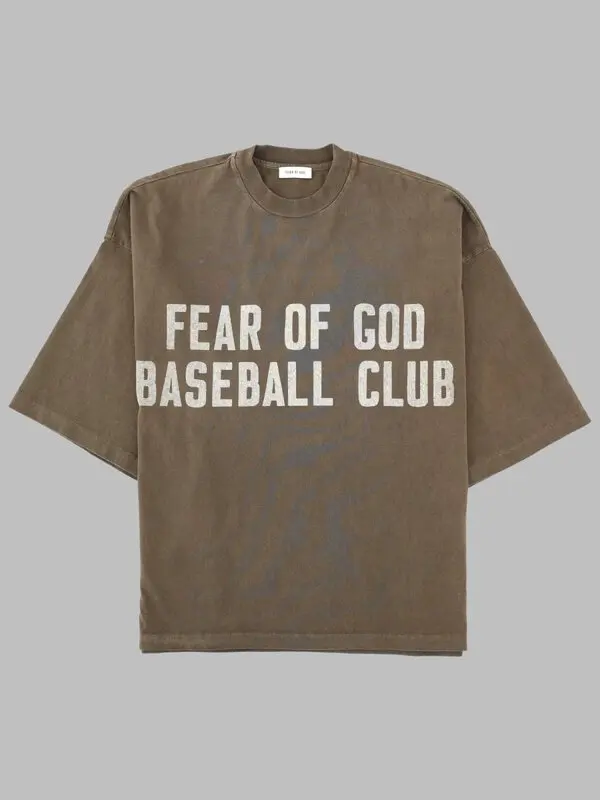 Fear Of God T-shirt Baseball Club