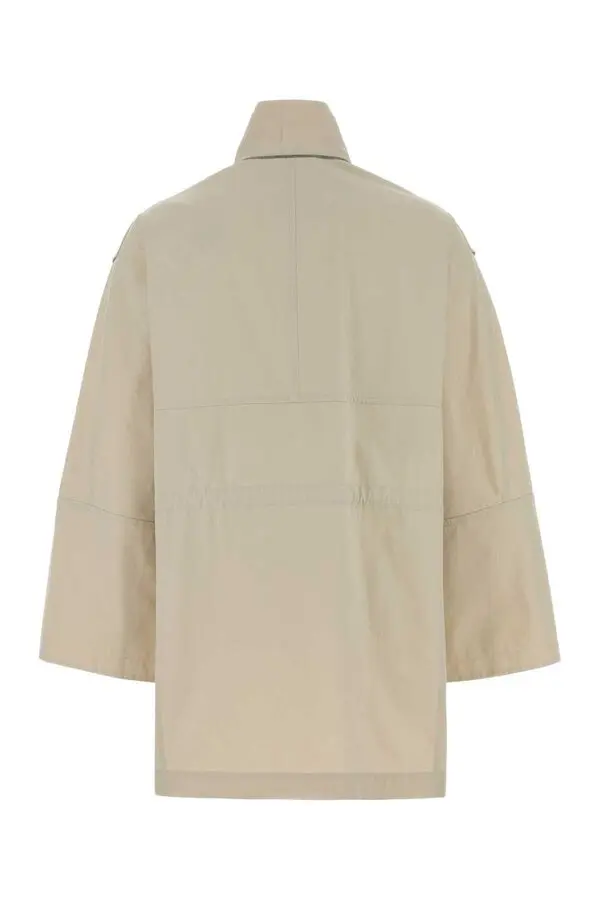 Brunello Cucinelli Sand Cotton Blend Jacket