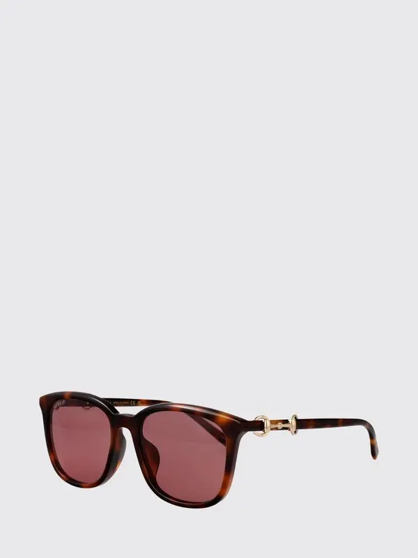 Gucci Cat-eye Tortoiseshell Acetate Sunglasses With Horsebit Detail - Multicolor