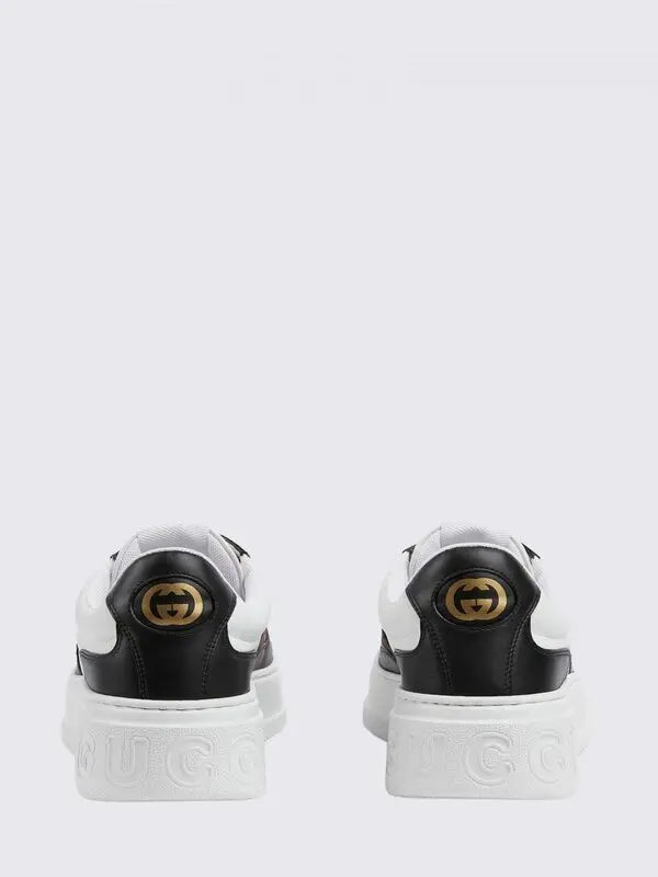 Gucci Leather Sneakers - Black