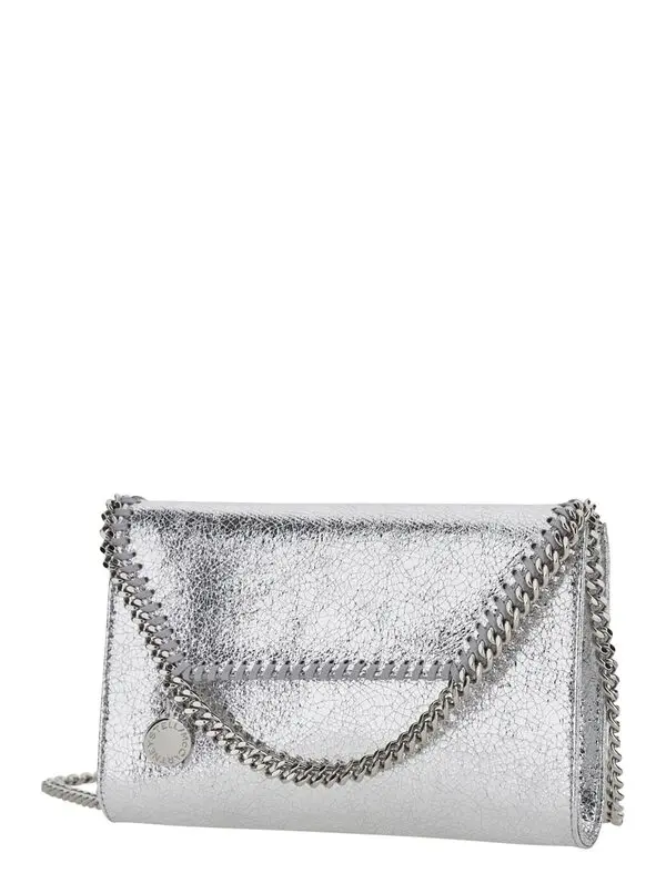 Stella McCartney Falabella' Metallic Crossbody Bag With Chain Strap And Metallic Effect In Ecoleather For - Multicolor