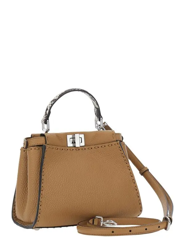 Fendi Peekaboo Mini Handbag - Cream