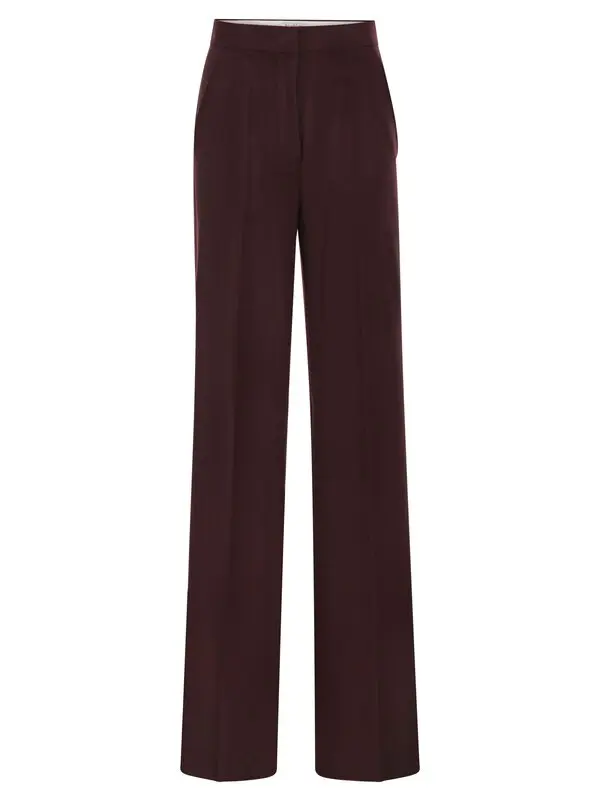 Max Mara Mxmextra Tailored Stretch Virgin Wool Trousers - Multicolor
