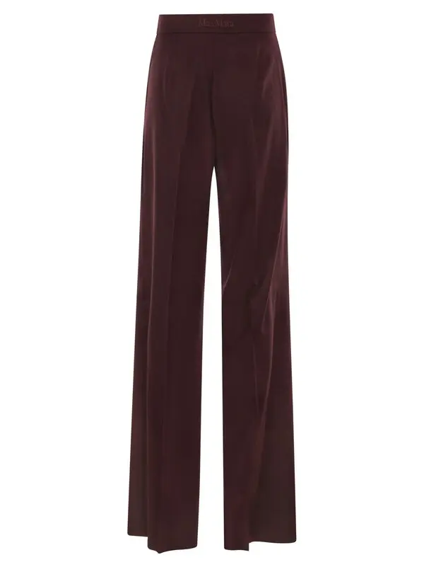 Max Mara Mxmextra Tailored Stretch Virgin Wool Trousers