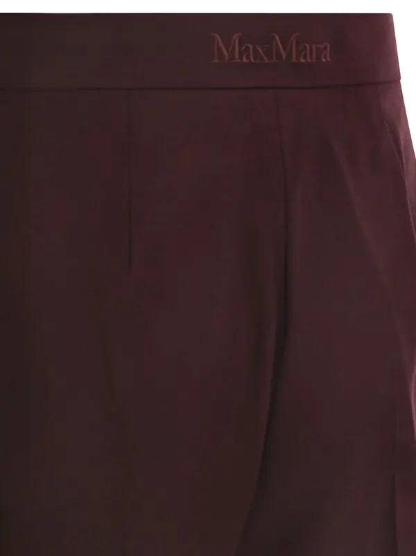 Max Mara Tailored Stretch Virgin Wool Trousers - Multicolor