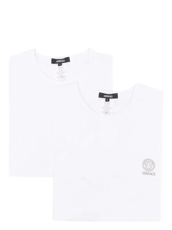 Versace Set Of 2 Printed T-shirts - White