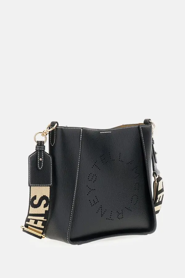 Stella McCartney Logo Crossbody Bag Grainy Alter Mat - Multicolor