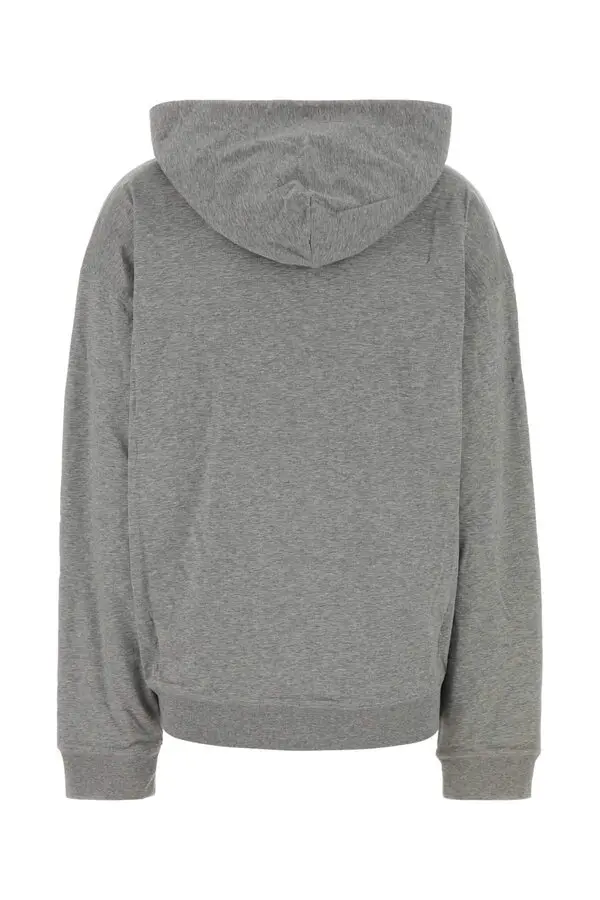 Miu Miu Grey Cotton Sweatshirt