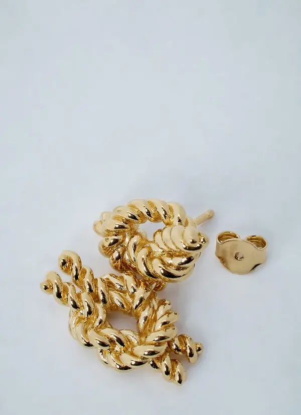 TOTEME Rope Knot Earrings
