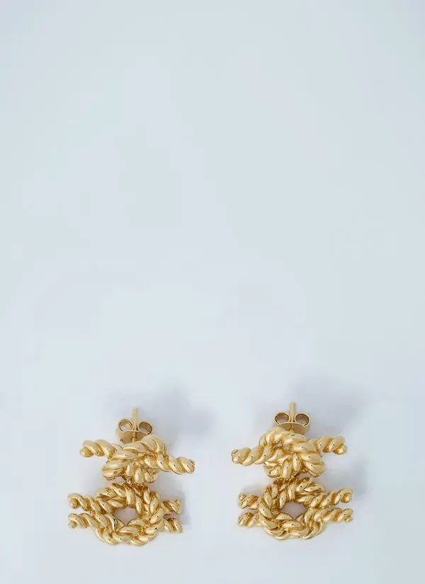 TOTEME Rope Knot Earrings