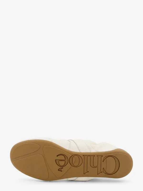 Chloé Kick Leather Sneakers With Side Logo