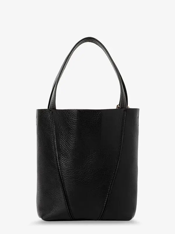 Chloé Spin Leather Crossbody Bag - Black