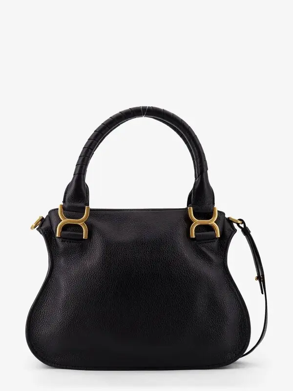 Chloé Marcie Small Leather Crossbody Bag - Black