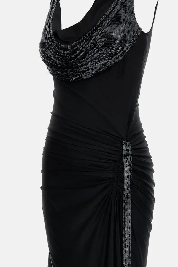 Rabanne Long Jersey Dress