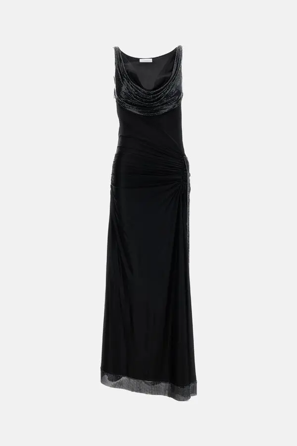 Rabanne Long Jersey Dress - Multicolor