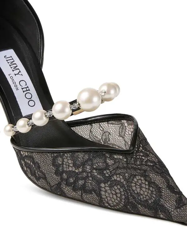 JIMMY CHOO Aurelie 85mm Lace Pumps