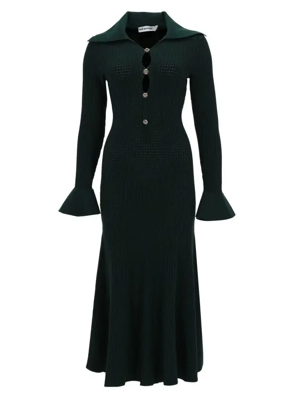 SELF-PORTRAIT Midi Dress With Cut-out