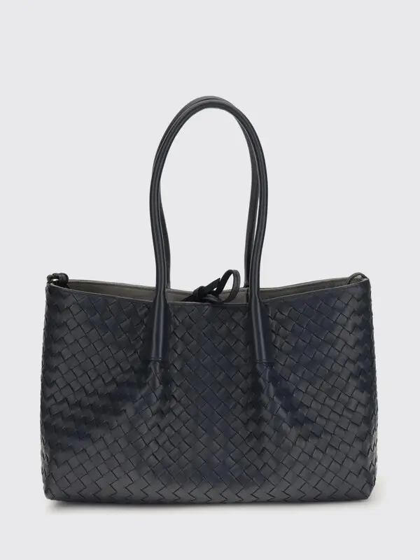 Bottega Veneta Pinacoteca Medium Woven Leather Bag - Blue