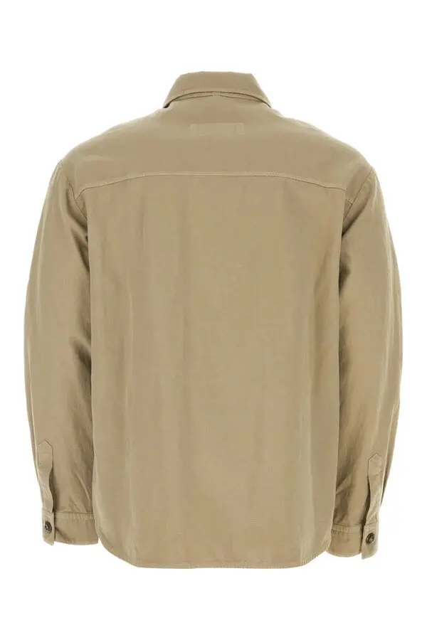 FAY Cappuccino Cotton Blend Shirt