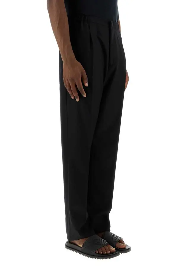 Fendi Wool Pant - Black