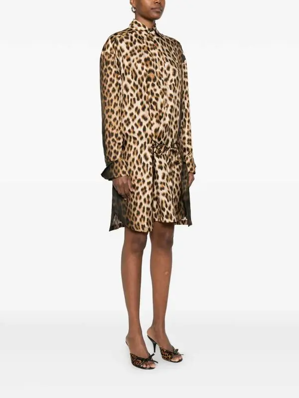 Sportmax Leopard Midi Dress
