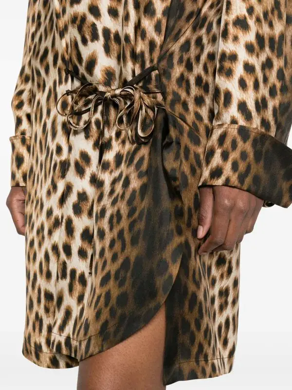 Sportmax Leopard Midi Dress